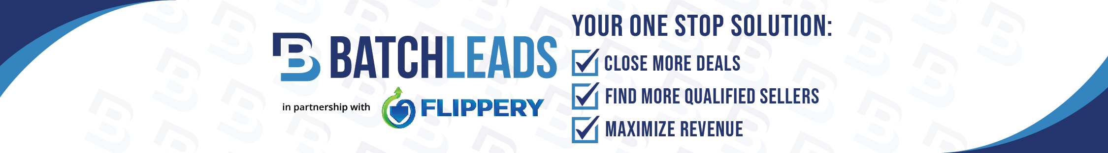 Flippery Batchleads banner ad - Flippery