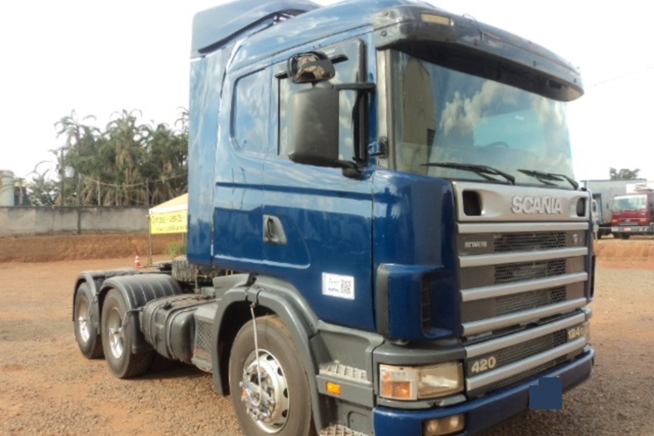 Cavalo Mecânico Scania R124 GA NZ 420 01/01 - Gold Caminhões | Trucadao ...