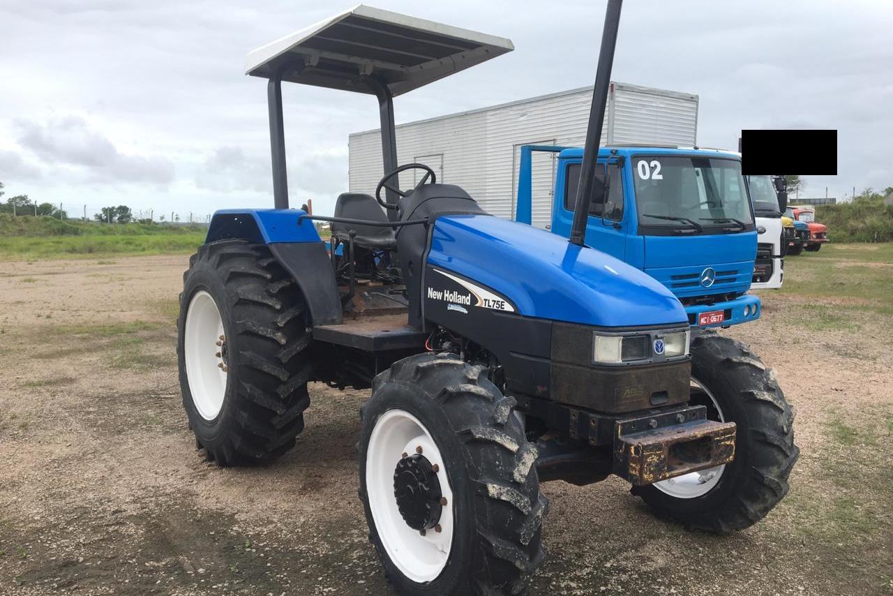 Trator New Holland TL75 04/04 - Edmaq Comércio de Máquinas e Caminhões ...