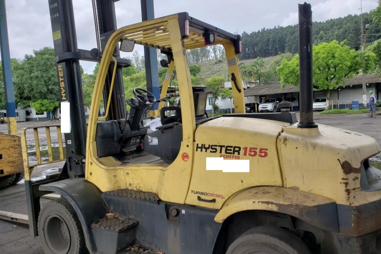 Empilhadeira Hyster H-155FT 12/12 - BHLOC | Trucadao.com.br