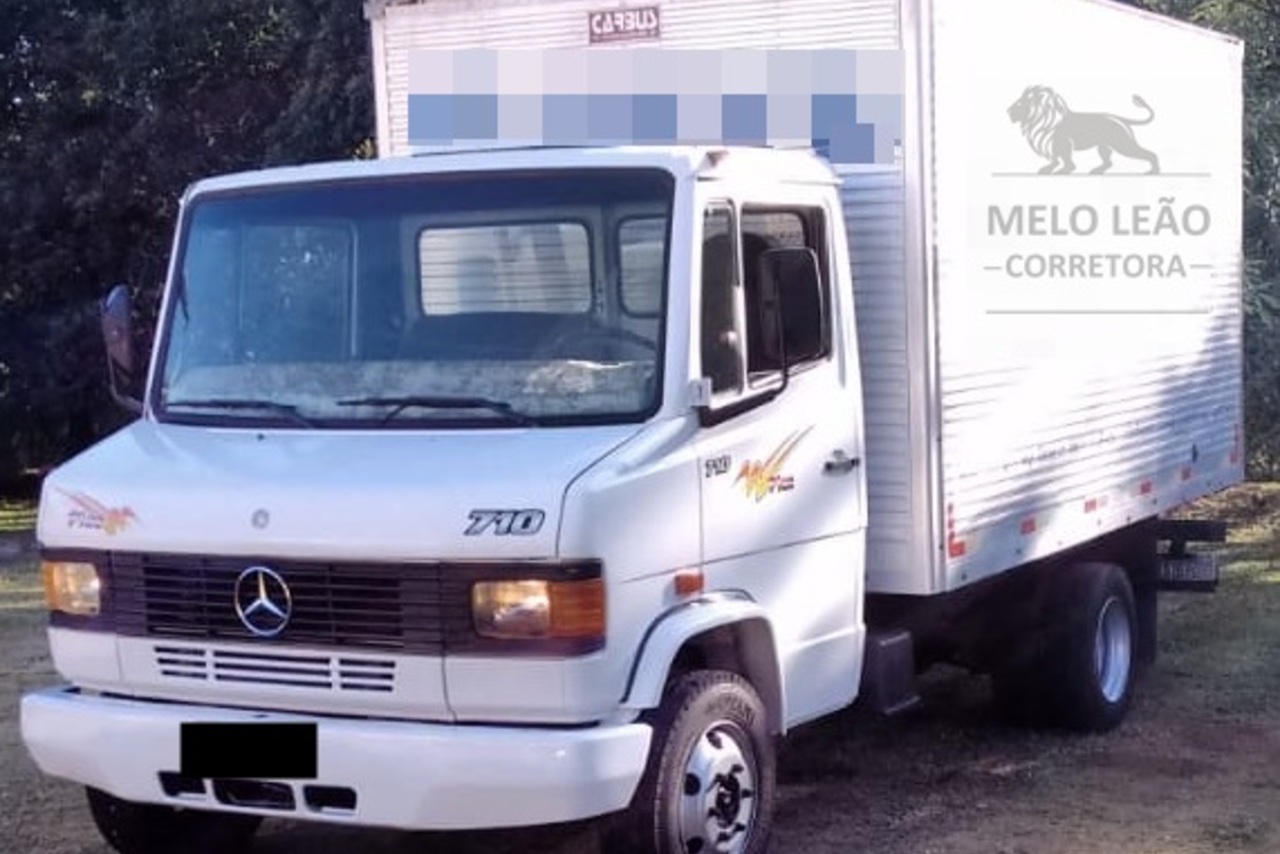 Caminhão Mercedes Benz MB710 02/03 - Melo Leão Veículos Comerciais ltda ...