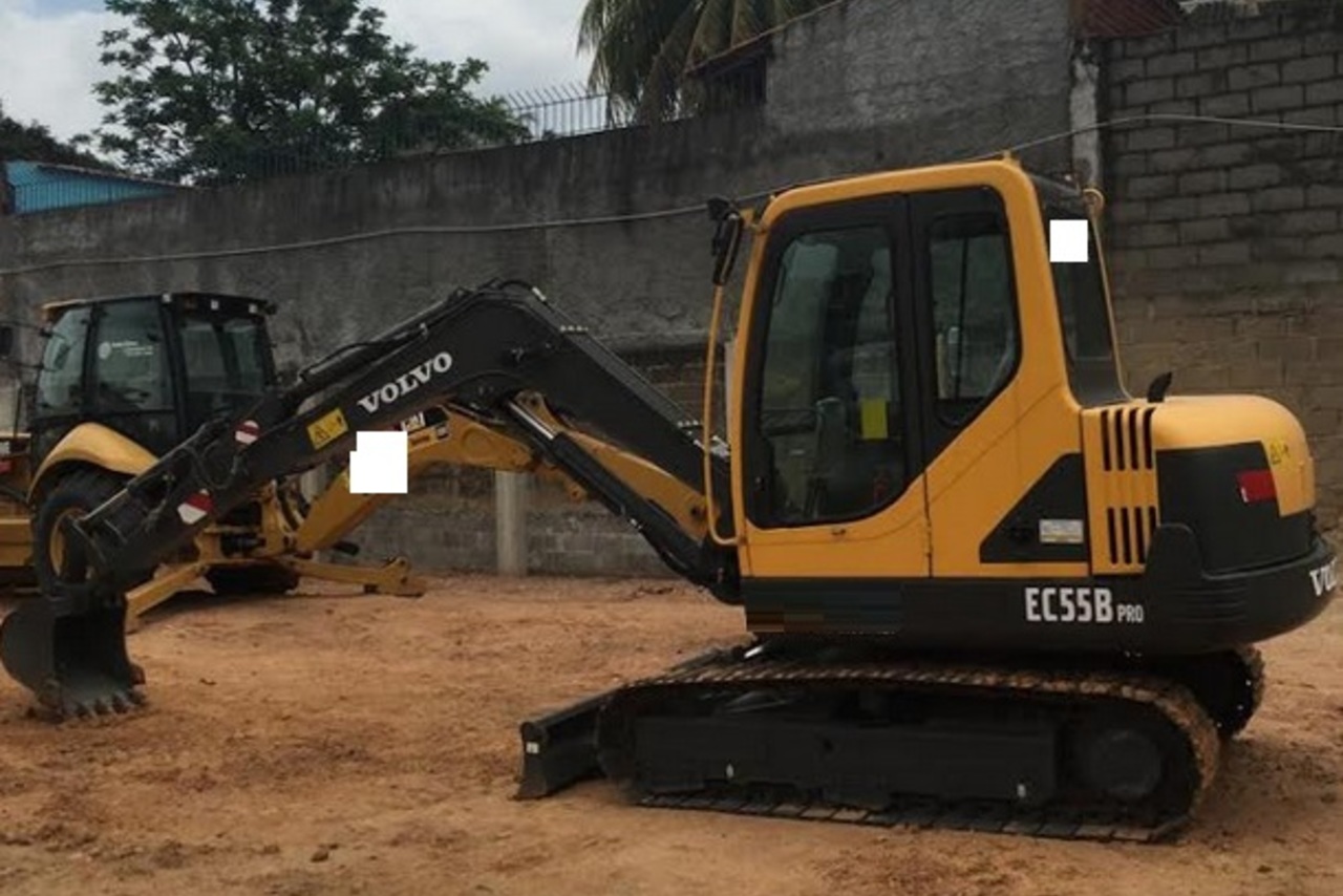 Mini Escavadeira Volvo EC55B PRO 16/16 - BHLOC | Trucadao.com.br