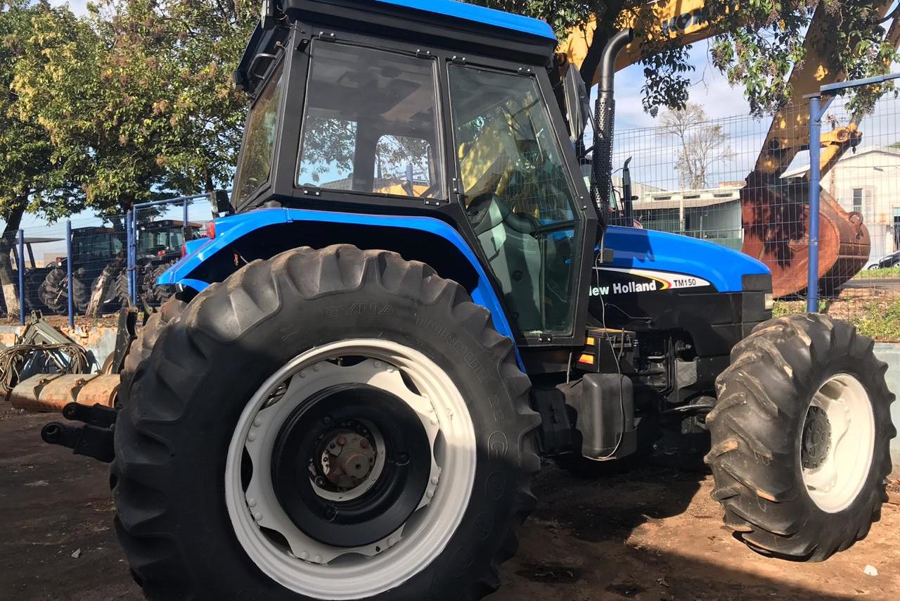 Trator New Holland TM 150 09/09 - Travel Máquinas Agrícolas | Trucadao ...