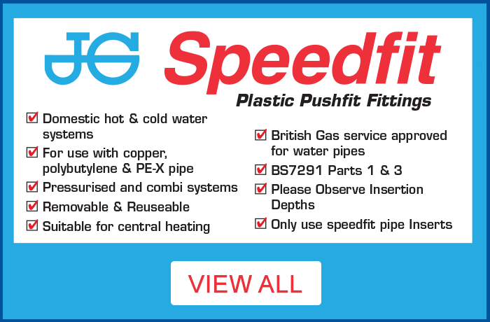 Plumbing Fittings | JG Speedfit, Copper Pipe & More