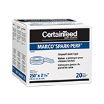 CertainTeed 2 1/16" x 250' Marco Spark-Perf Drywall Paper Tape at TSW