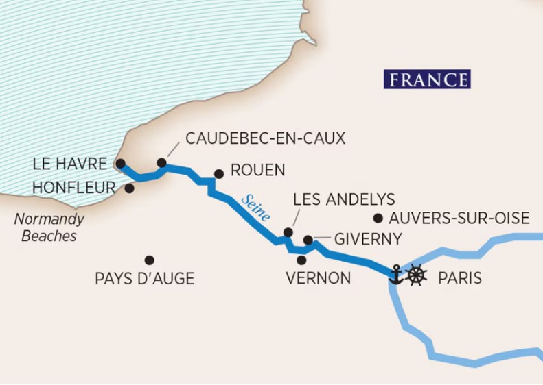 2026 Paris & Normandy River Cruise | Stewart Travel Group