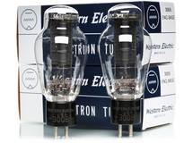 TubeDepot.com | Western Electric Engraved Base 300B, Black Plate, Late