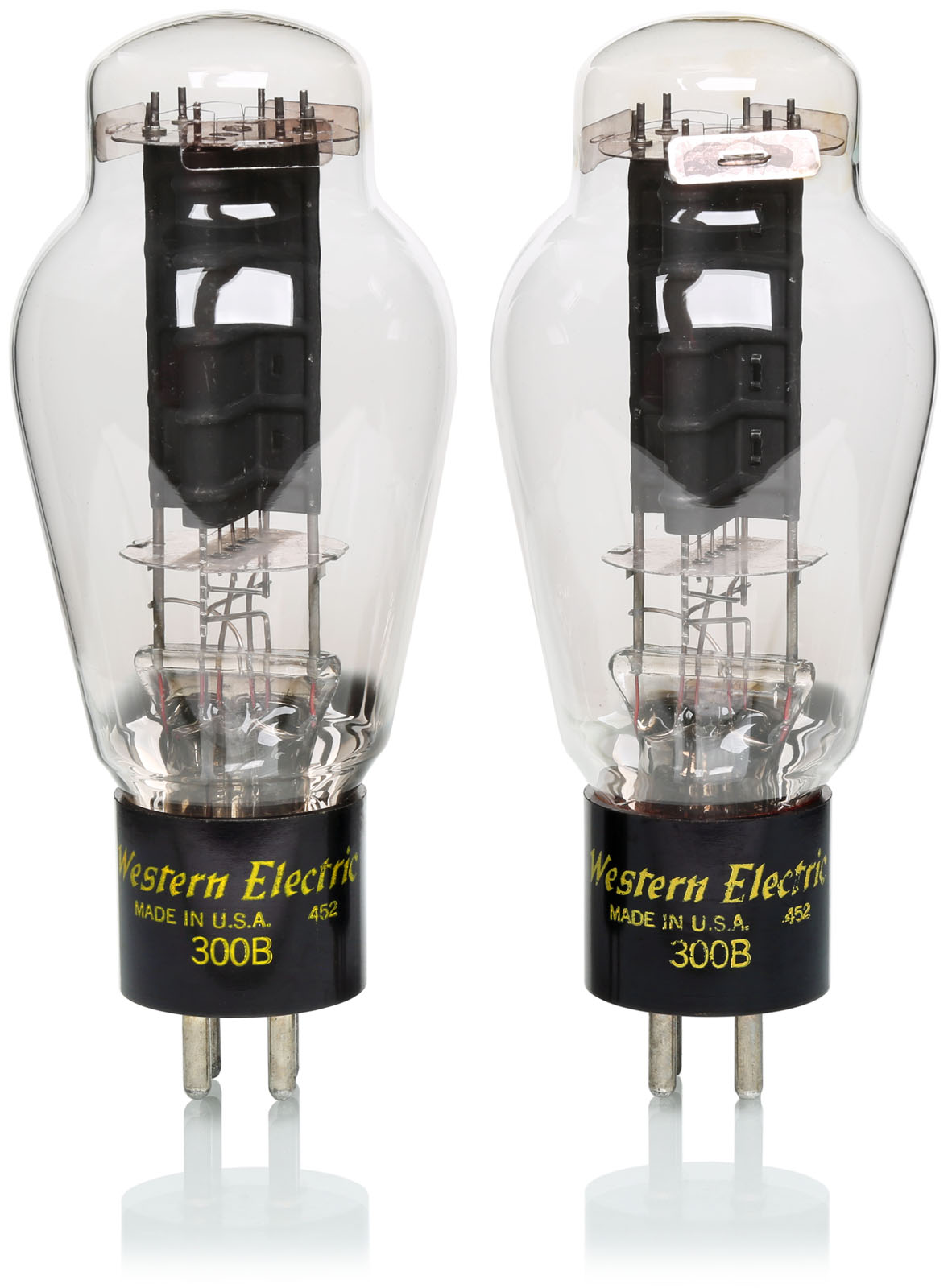 TubeDepot.com | NOS Western Electric 300B, Black Plate, 1954, Matched