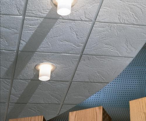 3/4 in x 2 ft x 2 ft USG Sandrift Acoustical Shadowline Panel / White - 808