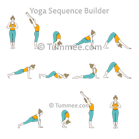 Classic Sun Salutation Variation F Yoga (Classic Surya Namaskar ...