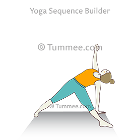 Fallen Triangle Pose Yoga (Fallen Star Pose) | Yoga Sequences, Benefits ...