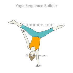 Half Handstand At Wall Yoga | Yoga Sequences, Benefits, Variations, and ...