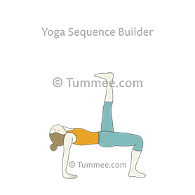 Reverse Table Top Pose Yoga (Ardha Purvottanasana) | Yoga Sequences ...