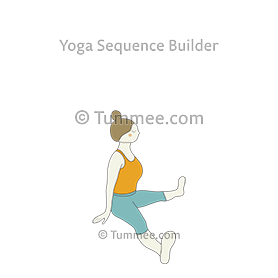 Seated Straddle Pose Variation Sitting Upright Yoga (Upavistha Konasana ...