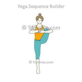 Standing Cradle Pose Yoga | Yoga Sequences, Benefits, Variations, and ...