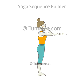 Standing Elbow Bending Yoga | Yoga Sequences, Benefits, Variations, and ...