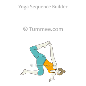 Thread The Needle Pose Flow Yoga (Urdhva Mukha Pasasana Flow) | Yoga ...