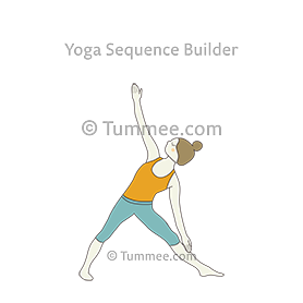 Fallen Triangle Pose Yoga (Fallen Star Pose) | Yoga Sequences, Benefits ...