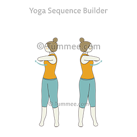 Trunk Twisting Pose Yoga (Kati Shakti Vikasaka Kriya) | Yoga Sequences ...