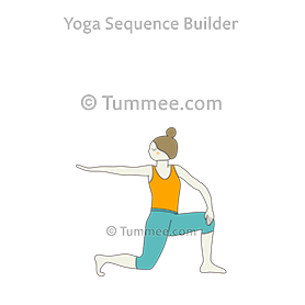 Crescent High Lunge Pose Yoga (High Lunge Pose) | Yoga Sequences ...