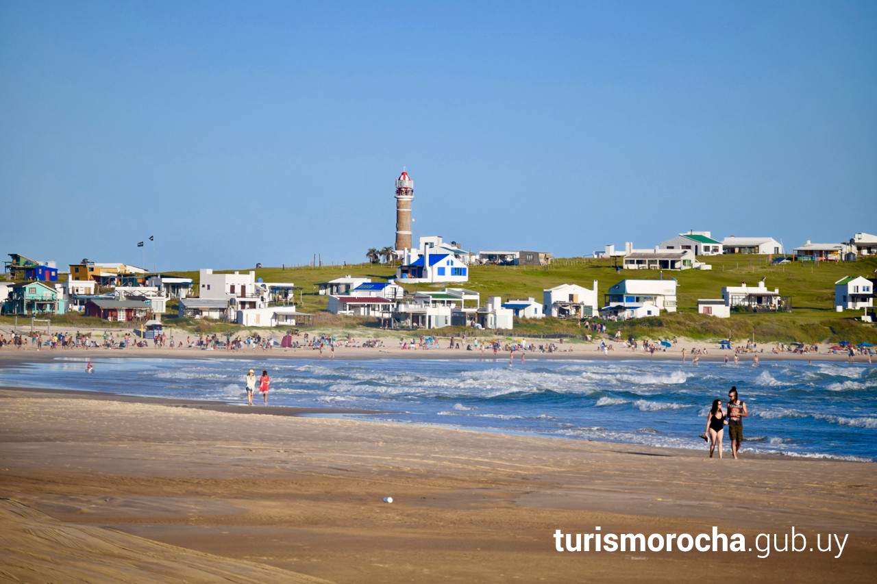 Playa Sur de Cabo Polonio, una de las dos playas del encantador ...