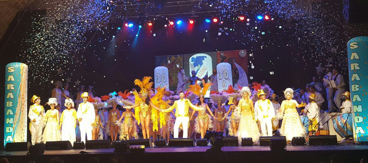 Show en La Paloma por la gira de los 37 años de Sarabanda