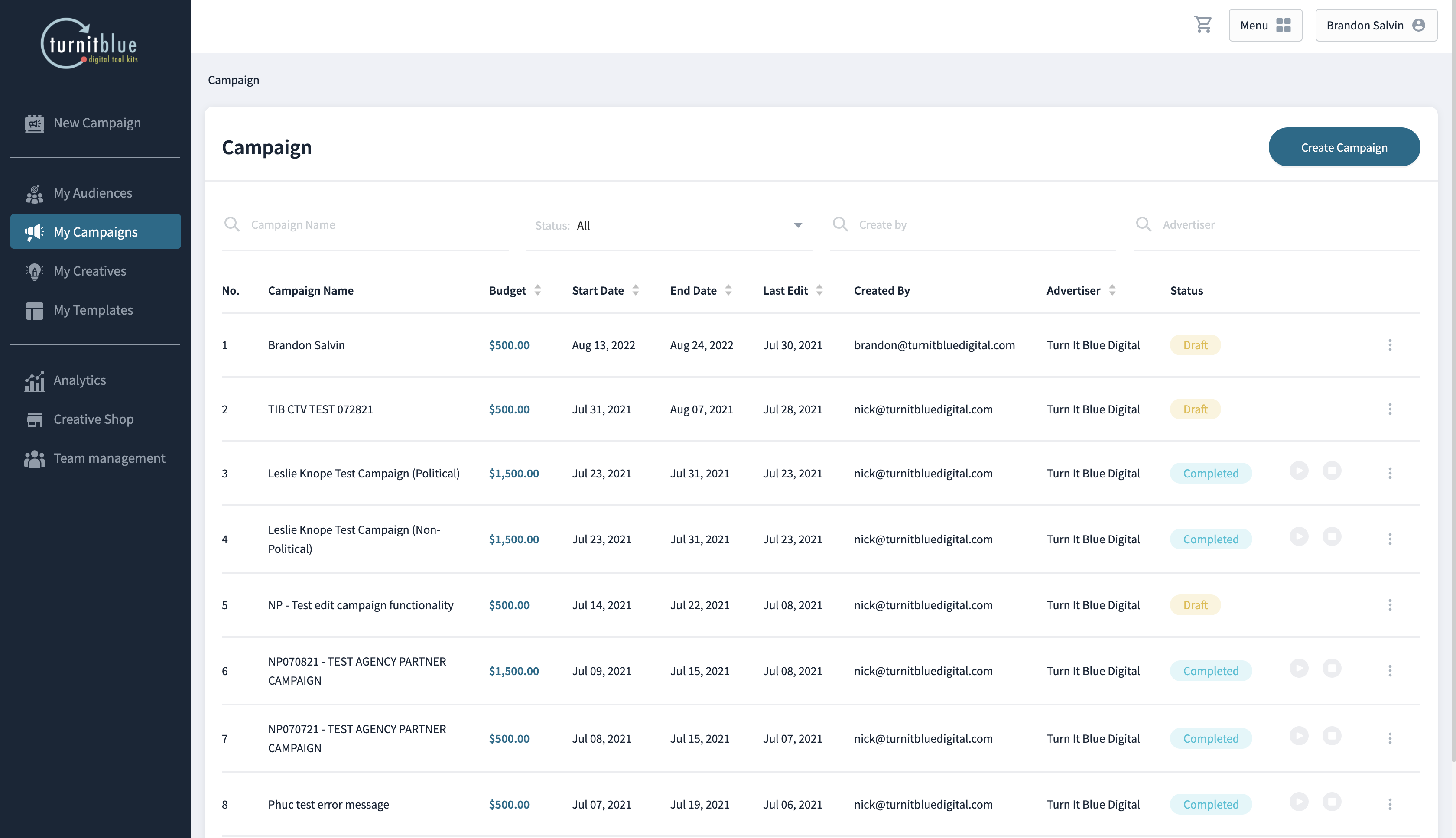 How do I know if my ads are running? - Turn It Blue Digital Support Center