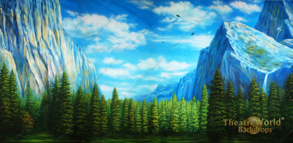 Mountain Valley Backdrop Rentals | TheatreWorld® Backdrops