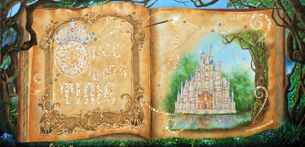 Storybook Scenic Stage Backdrop Rental | TheatreWorld® Backdrops