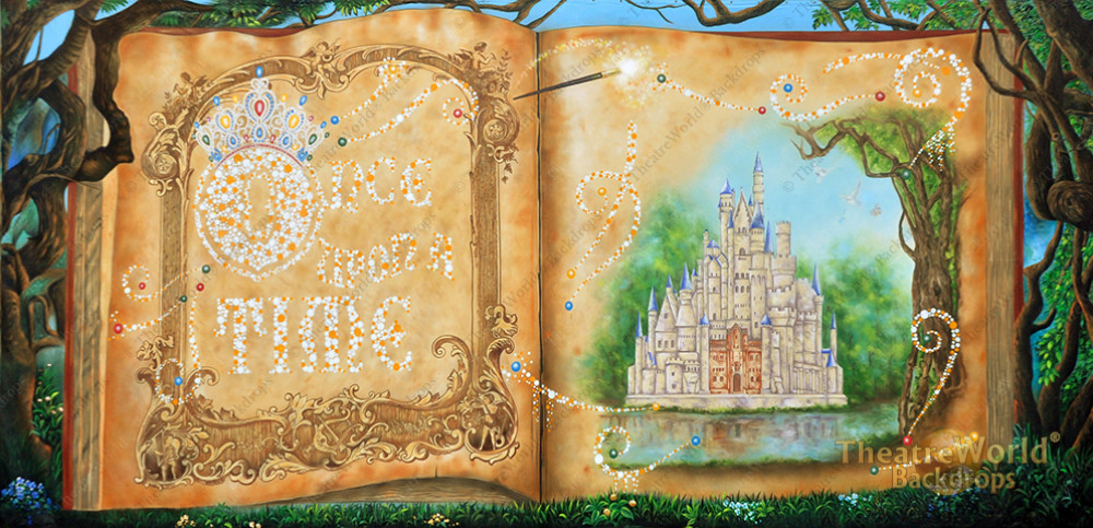 Storybook Scenic Stage Backdrop Rental | TheatreWorld® Backdrops