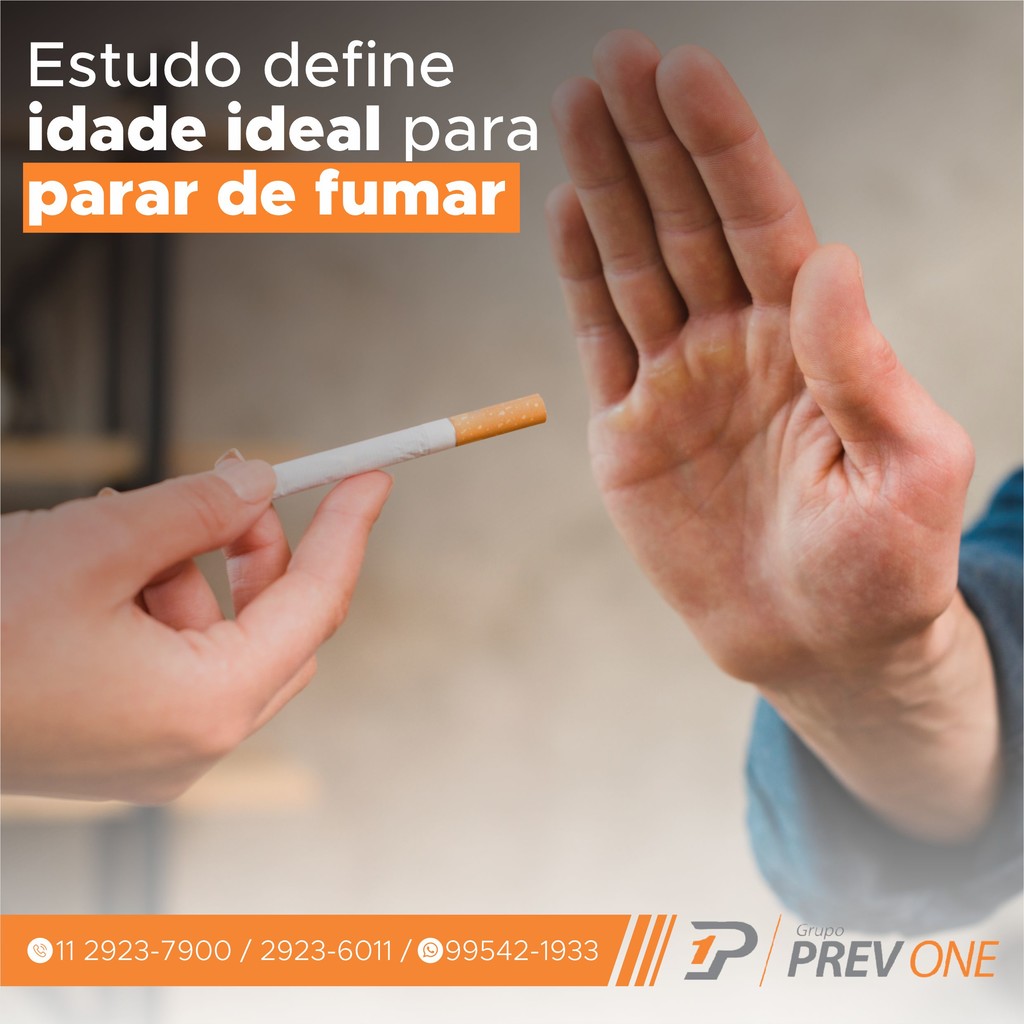 ESTUDO DEFINE IDADE IDEAL PARA PARAR DE FUMAR!
