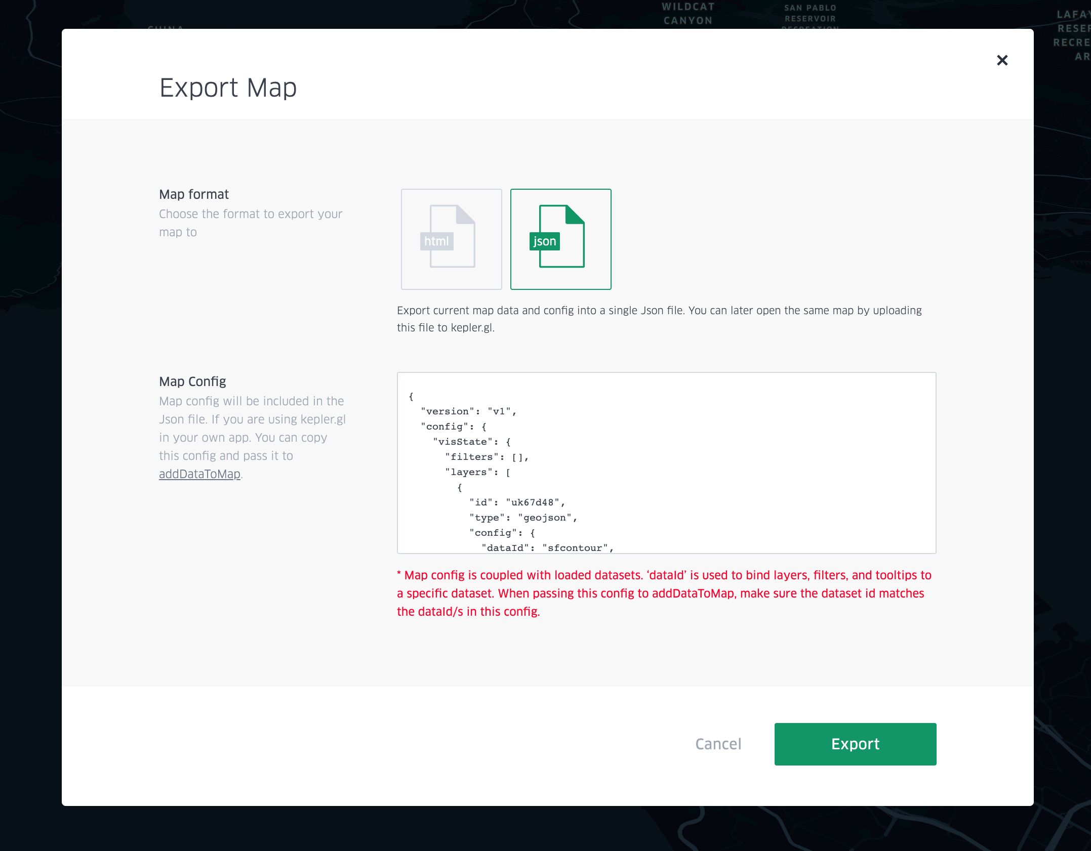 "Export map" flow feedback · Issue #446 · keplergl/kepler.gl · GitHub