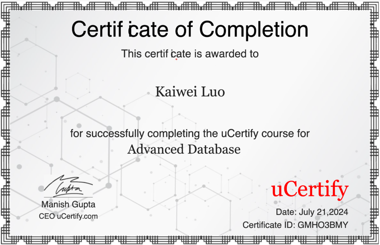 Kaiwei L. - Software Engineer @ Amazon | UMD CS | LinkedIn