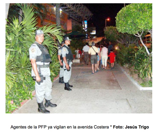 Agentes de la PFP ya vigilan en la avenida Costera Foto de Portada ...