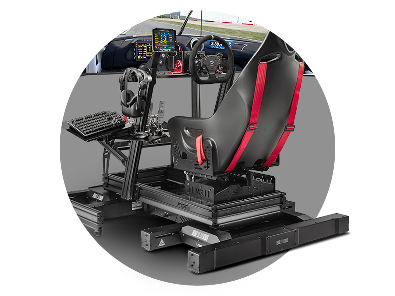 F-GT Elite Formula & GT Racing Simulator Cockpit - Wheel Plate Edition