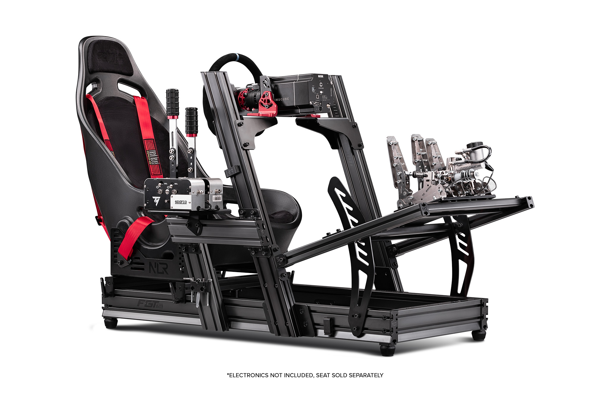 F-GT Elite Formula & GT Racing Simulator Cockpit- Side and Front Mount ...
