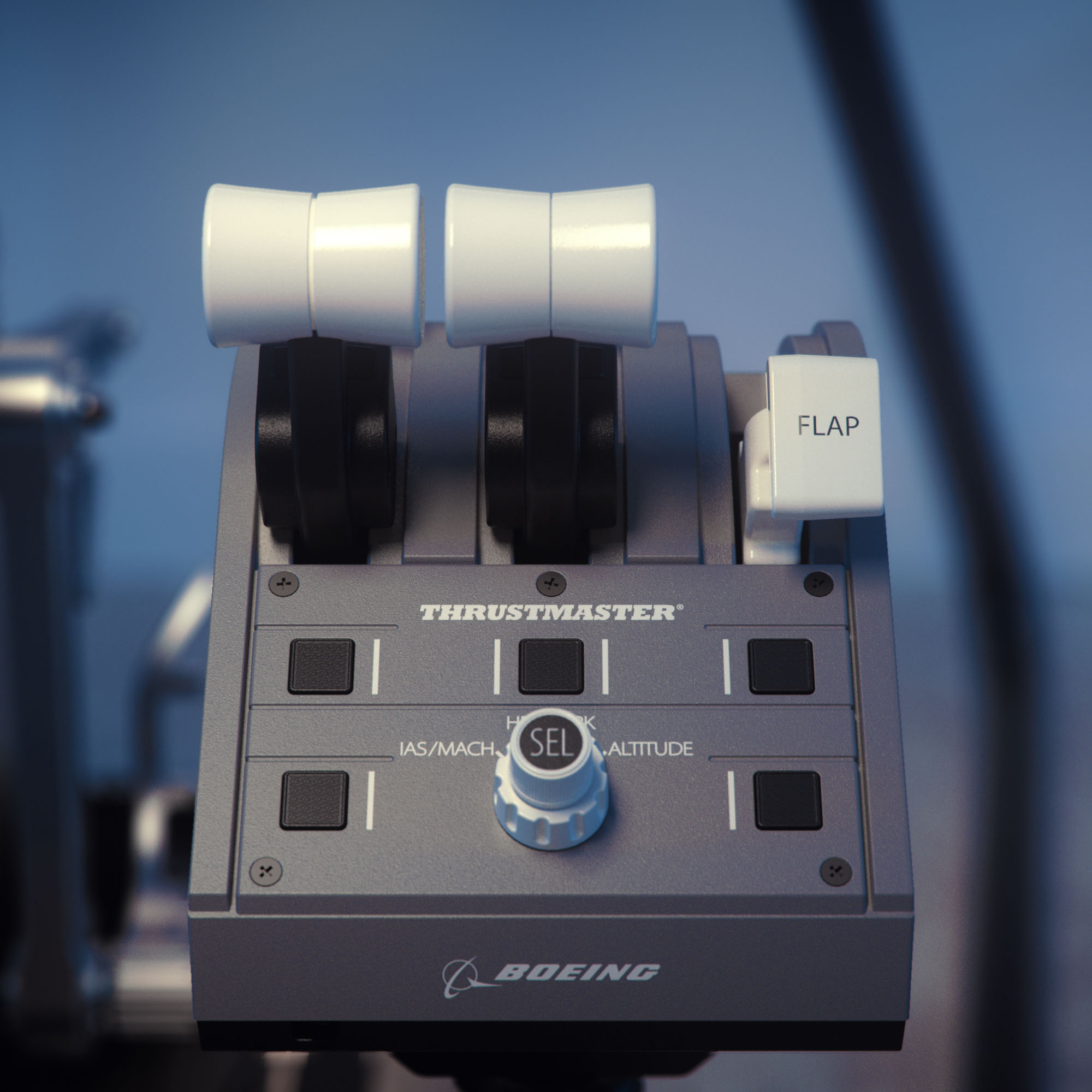 Thrustmaster TCA Yoke Pack Boeing Edition: Officially Licensed Aviation ...