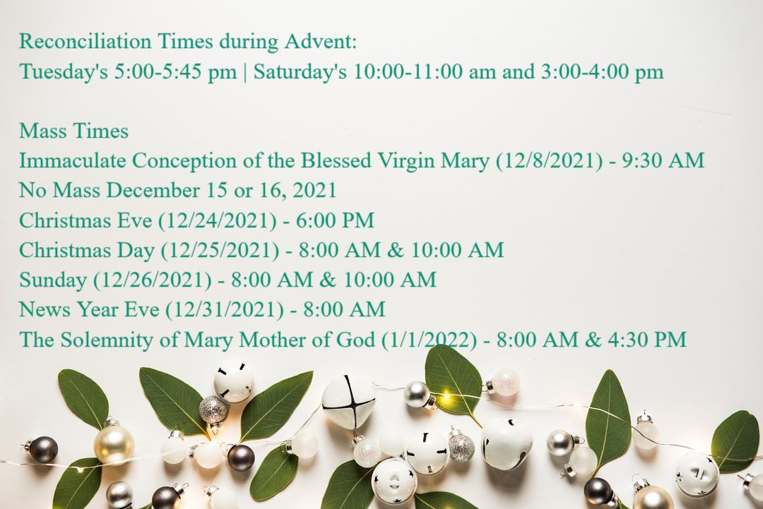 Mass schedule Changes – St. Patrick