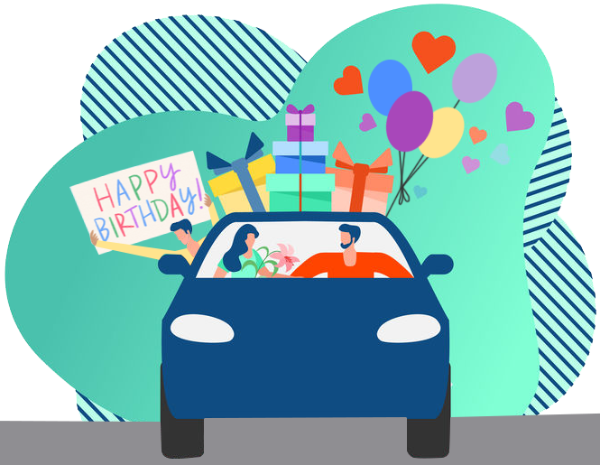 Birthday Car Parade Invite