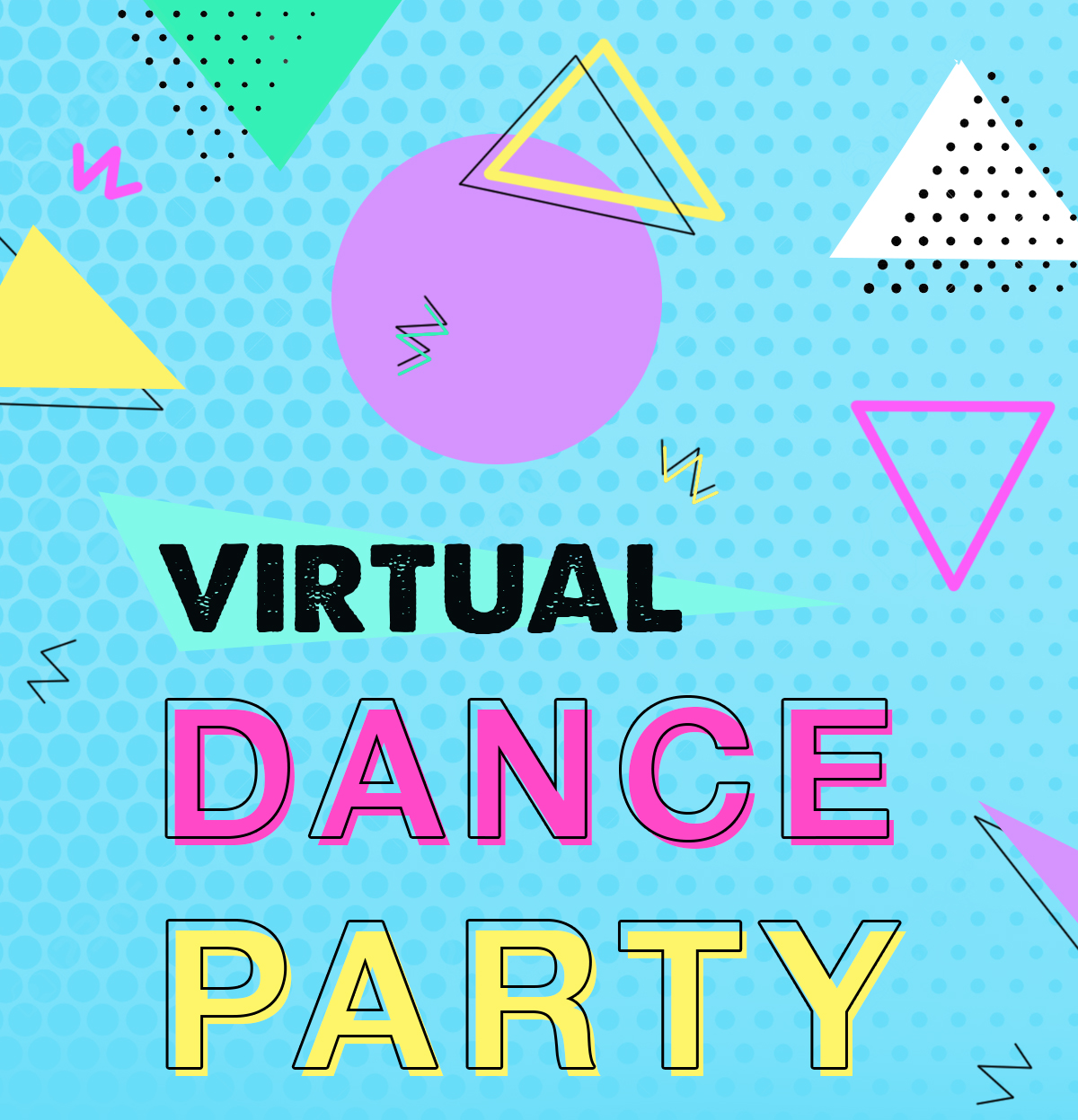 Virtual Dance Party Invite