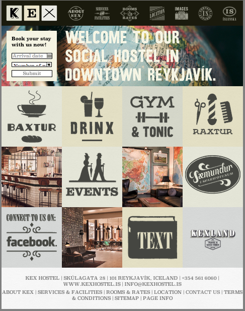 7 examples of great Hostel web Pages | BananaDesk Blog