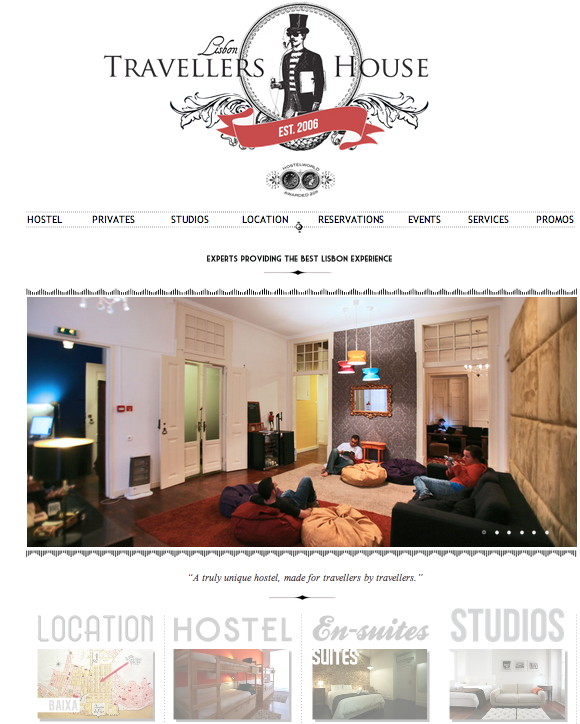 7 examples of great Hostel web Pages | BananaDesk Blog