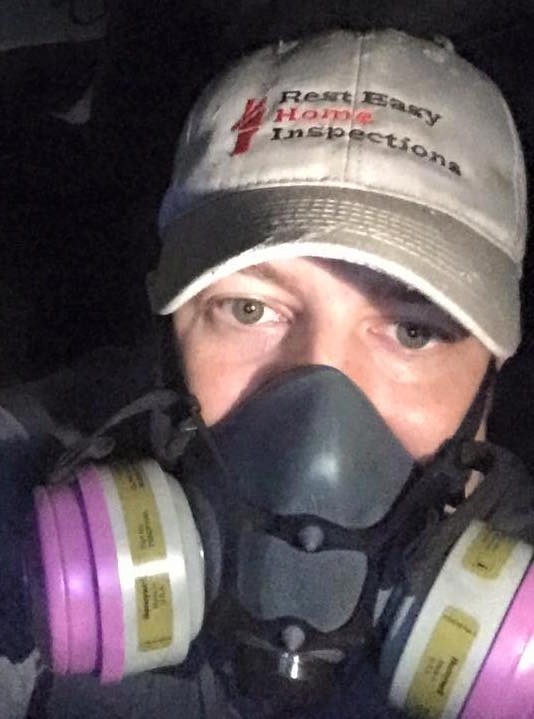 Inspector with Mask - Inspection Gallery - InterNACHI®