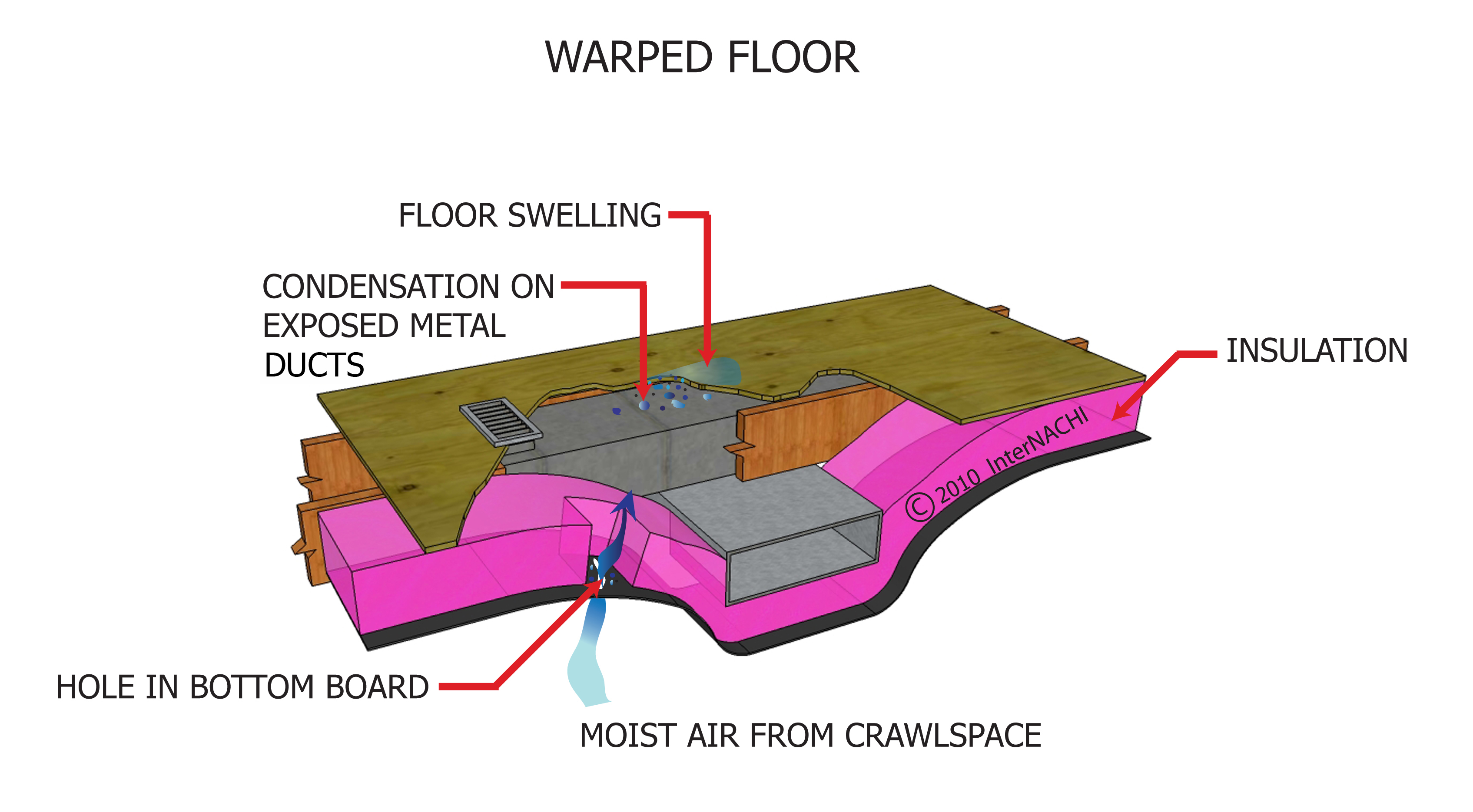 Warped Floor - Inspection Gallery - InterNACHI®