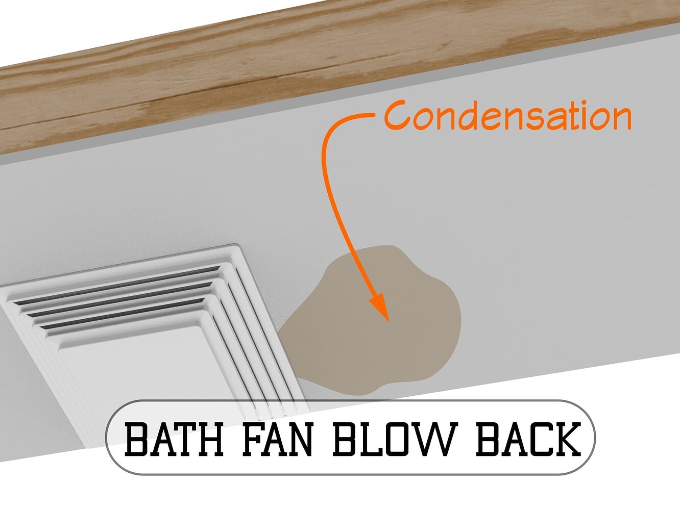Bath Fan Condensation - Inspection Gallery - InterNACHI®