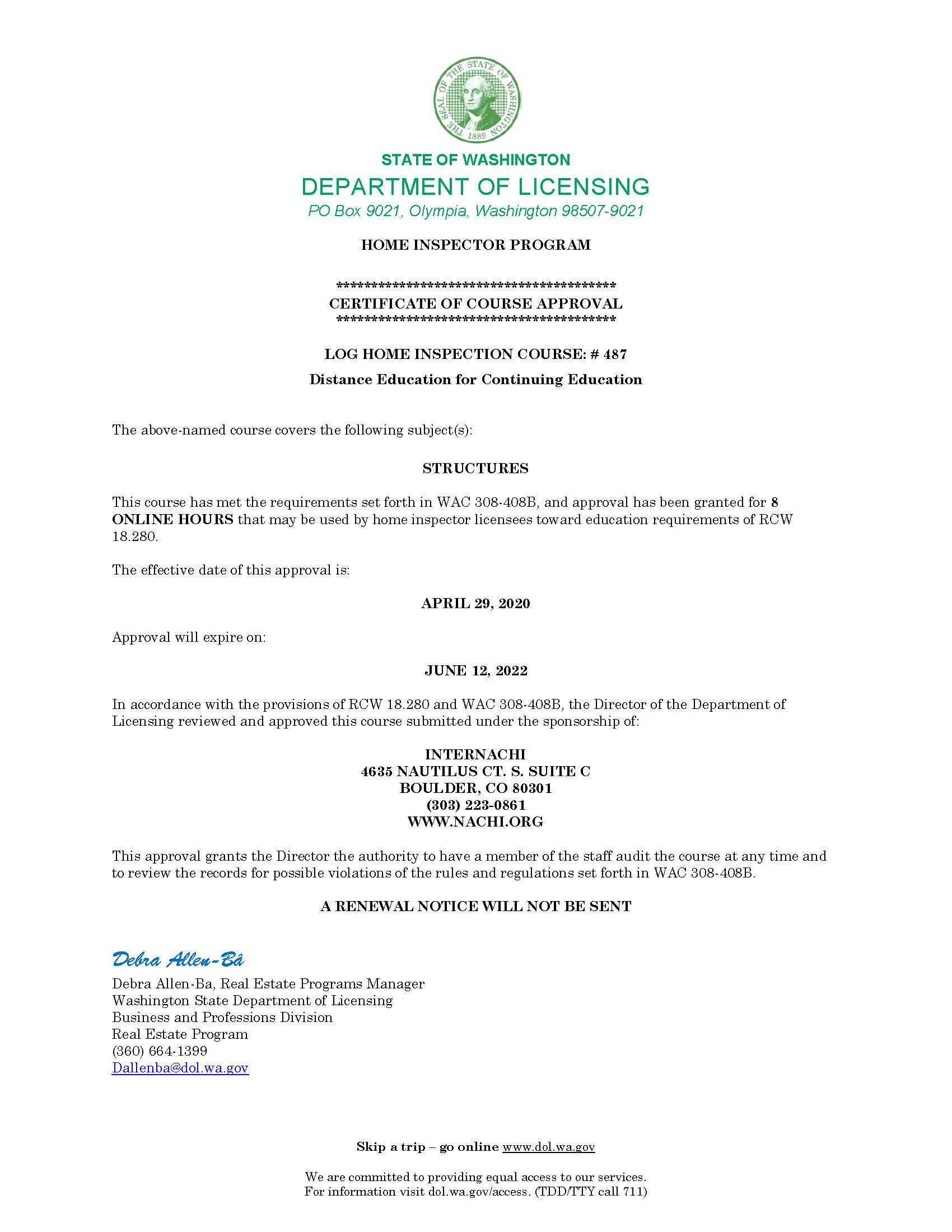 InterNACHI® - International Association of Certified Home Inspectors