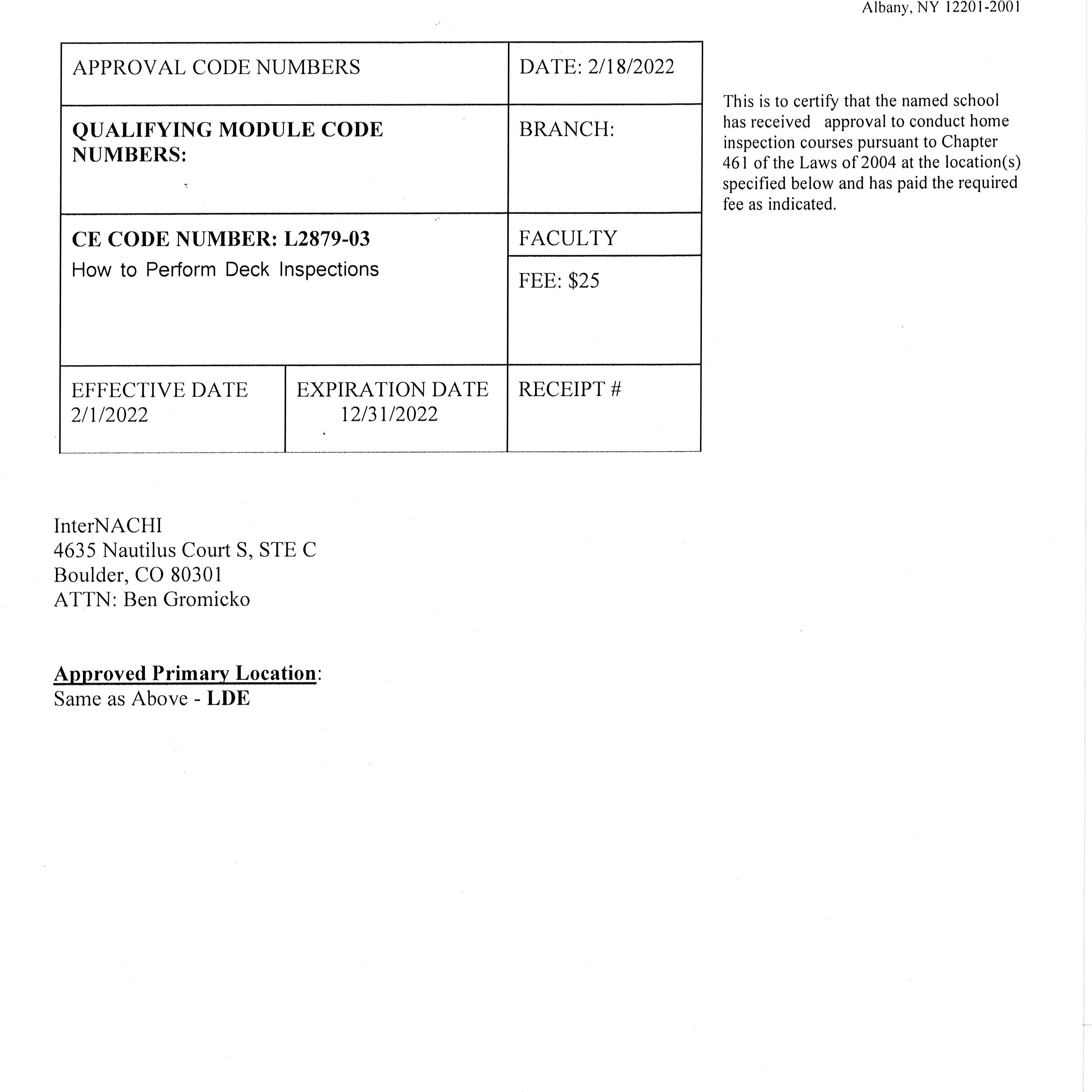 How to Become a Licensed Home Inspector in New York - InterNACHI®