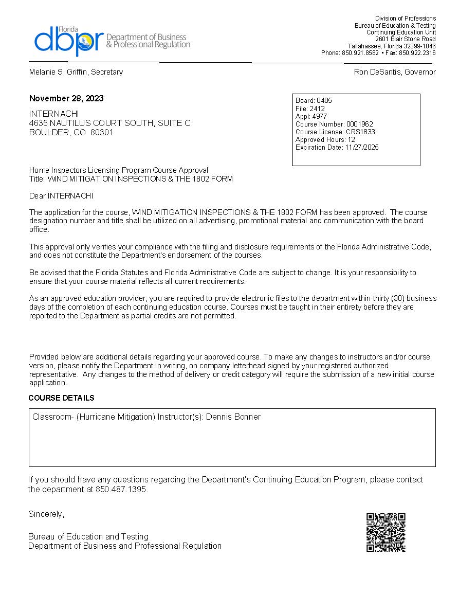 Become a Licensed Home Inspector in Florida - InterNACHI®