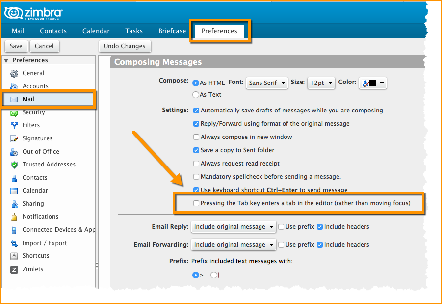 Did You Know Change The Tab Key Zimbra Blog