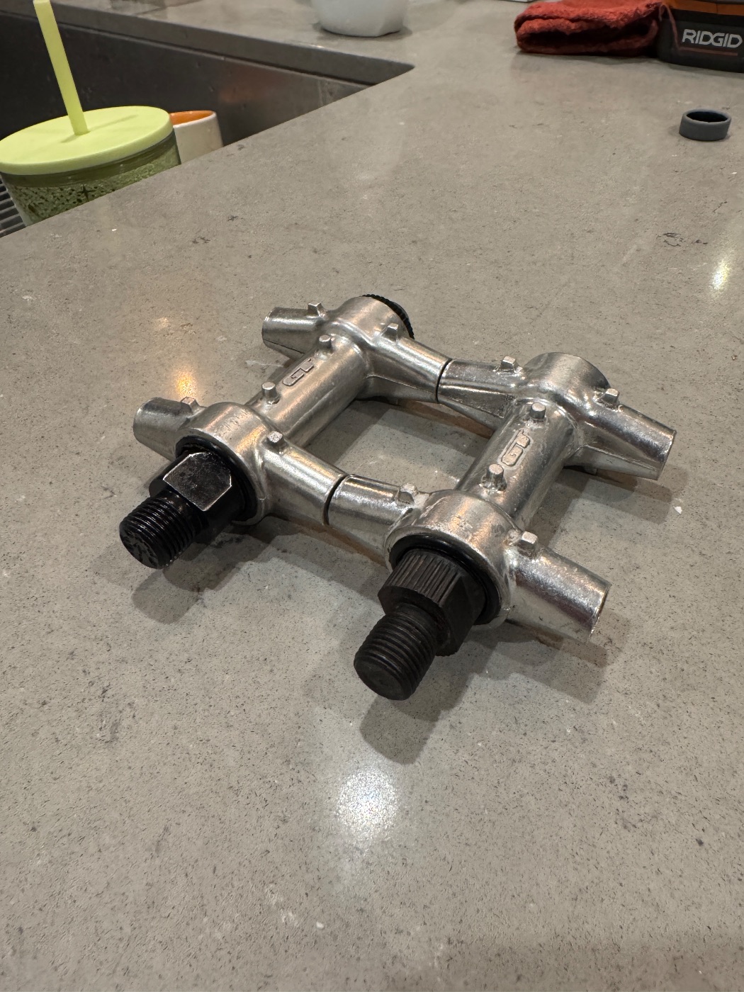How to: Convert GT Double Cage Pro Pedals To 9/16 - BMXmuseum.com Forums